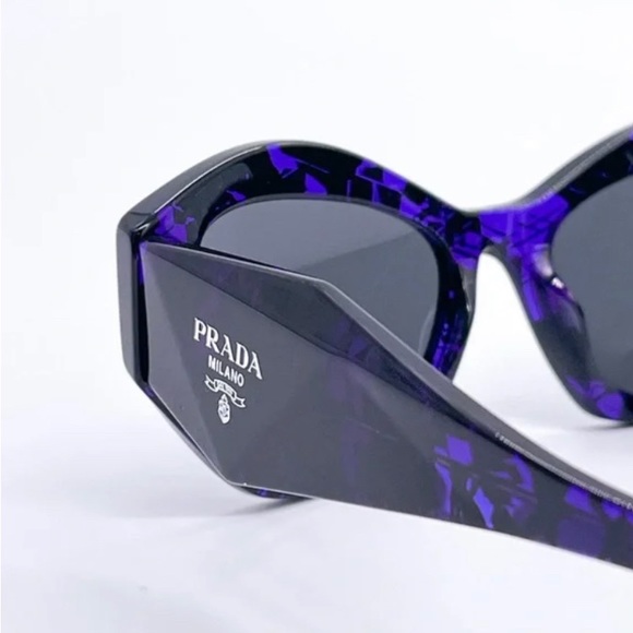 Prada | Accessories | New Prada Pr7ys 05v5s0 Womens Sunglasses Prada Spr07y Blue Eyewear Pr 07ys ...